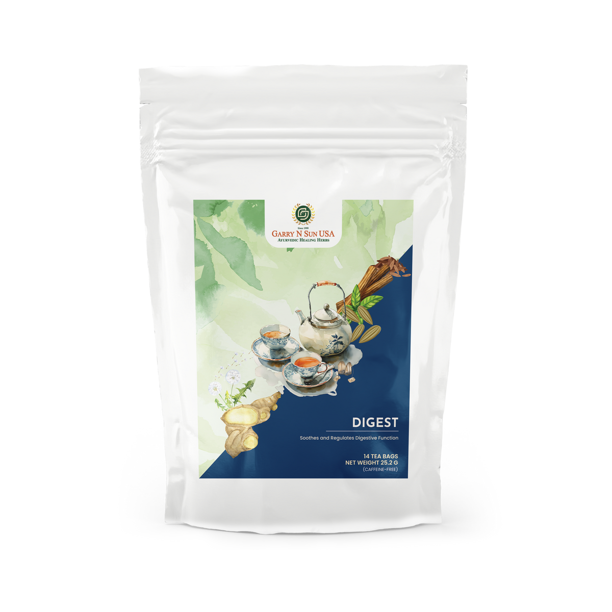 Gentle Digestive Support – Soothe & Balance with Digest Tea – GARRY N SUN