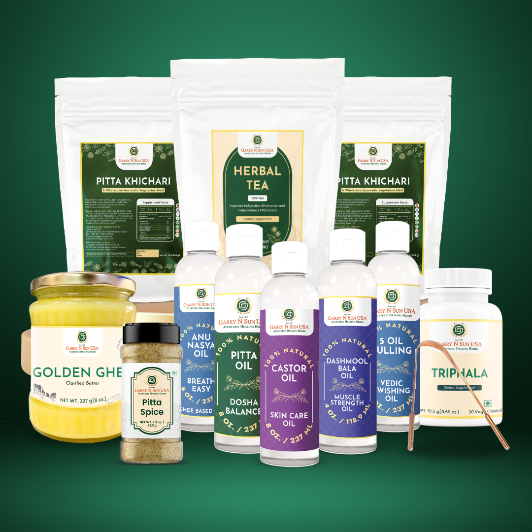 Moon Ayurveda Panchkarma Pitta Cleanse Kit & eBook – GARRY N SUN