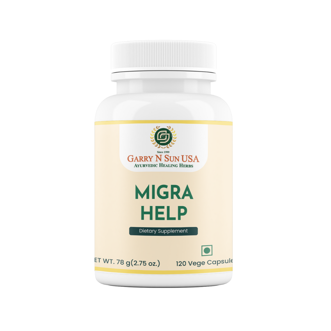 Migra Help Capsules : Natural Migraine Relief | Buy Now – GARRY N SUN