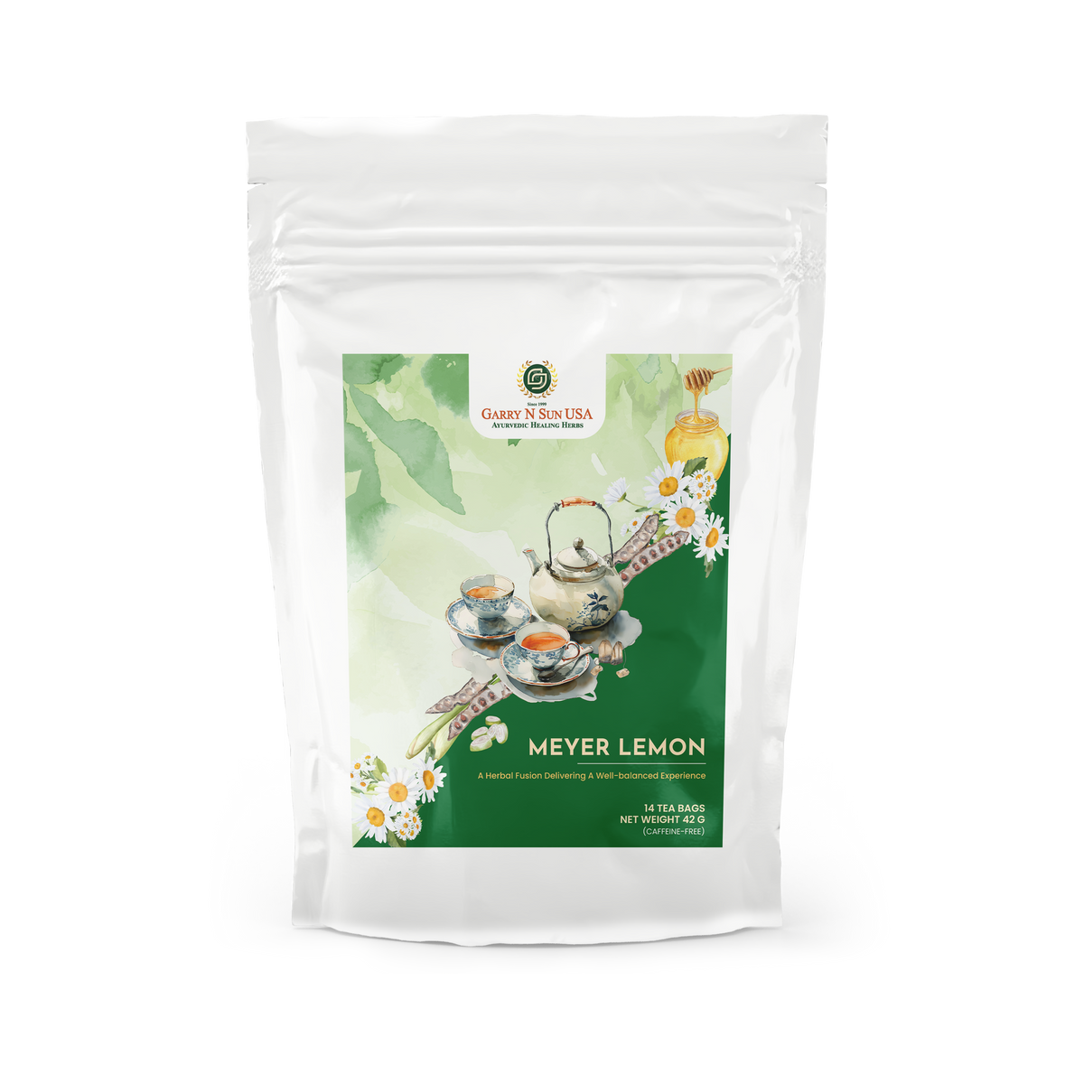 Meyer Lemon Tea – A Bright, Soothing Citrus Herbal Blend! – GARRY N SUN